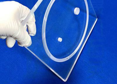 China High Light Transmittance Transparent Uv Fused Quartz Plate for sale
