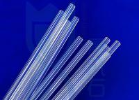 China Capillary 10mm Diameter Color Clear Quartz Tube for sale