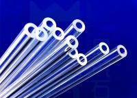 China Capillary 10mm Diameter Color Clear Quartz Tube for sale