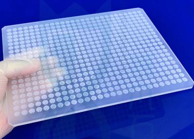 China Clear Fire Polished Customized Laser Boring Fused Quartz Glass Plate for sale