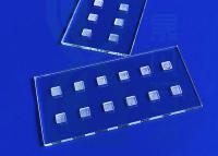 China Custom Made CNC Perforated Quartz Glass Plate for sale