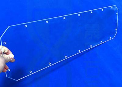 China Large Size Transparent Uv Polished Fused 20/40 Quartz Glass Plate for sale
