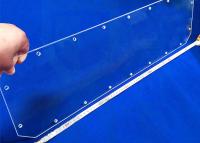 China Processing Laser Drilling Transparent Quartz Glass Plate With Hole for sale