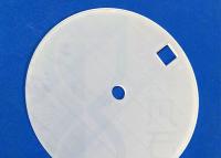China Optical Silica Fused Large Frosted Sio2 Quartz Disc Plate With Hole for sale