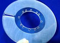 China 40/60 Customized Cnc Machining Fused Quartz Plate With Hole for sale