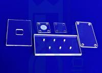 China Customized SIO2 Quartz Glass Sheet Cnc Machine Large Size Polishing for sale