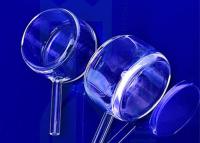 China Jgs3 Clear Polishing Cylindrical 0.2mm Quartz Glass Cuvette With A Tube for sale