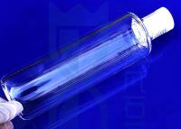 China Customized Laboratory Quartz Reagent Bottle SGS Glass Conical Flask for sale