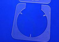 China Customized OEM Clear Quartz Tray For Photovoltaic Semiconductor for sale