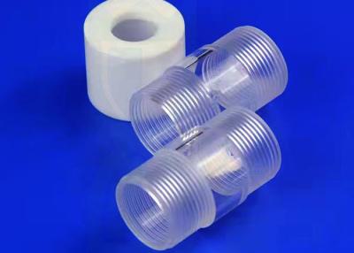 China Fire Polished Clear Quartz Tube with PTFE Screw Lid and 1100℃ Working Temperature for Laboratory Use for sale