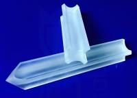 China CNC Finish Quartz Glass Rod Milling Optical Cylinder Clear Fused For Solar Semiconductor for sale