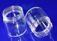China Customized Laboratory Reagent Bottle Transparent With Screw 1750℃ Melt Point for sale