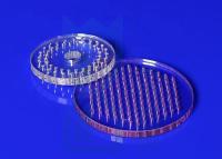 China Processing Laser Drilling Transparent Quartz Glass Plate With Hole for sale