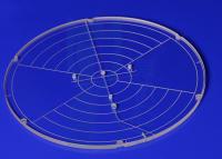 China High Temperature Quartz Glass Plate Clear With Hole for sale