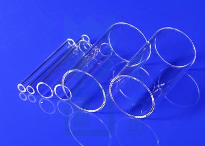 China Custom Diameter Semiconductor Quartz Tubing with Good Electrical Insulation Corrosion Resistant and High Light Transmittance for sale