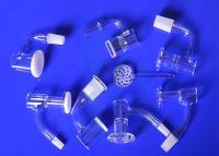 China Small Miniature Quartz Glass Nail Core Reactor Design Banger 14mm Male for sale