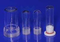 China Customized Laboratory Reagent Bottle Transparent With Screw 1750℃ Melt Point for sale