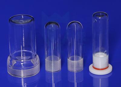 China Customized Laboratory Reagent Bottle Transparent With Screw 1750℃ Melt Point for sale
