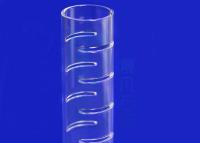China High Purity Further Processing Clear Fused Quartz Tubing With Slots for sale