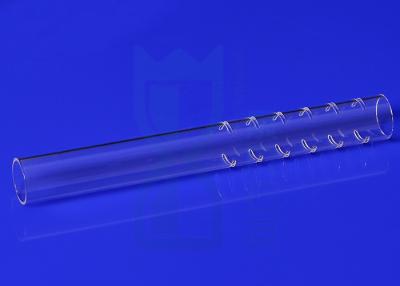 China High Purity SiO2>99.99% Fused Quartz Tube with 1100℃ Working Temperature and >92% Light Transmittance for sale