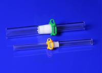 China Customize Morse 6.5 Quartz Glass Test Tube With Ground Joints And Side Tube for sale