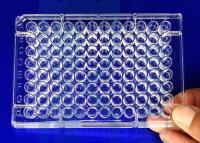 China SIO2 96 Well Precision Glass Machining Flat Bottom UV Transparent Microplate for sale