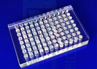 China SIO2 Precision Glass Hemagglutination Plate Quartz 96 Well for sale