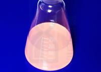 China 250ml Erlenmeyer Quartz Glass Conical Flask With Ground Mouth for sale