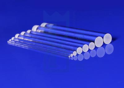 China Finish Milling Clear Fused Quartz Rod For Solar Semiconductor for sale