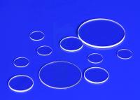 China Double Convex Transparent Round Quartz Glass Plate For Metallurgy for sale