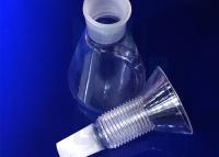 China Heat Resistant Quartz Glass Laboratory Reagent Bottle Flasks High Temperature for sale