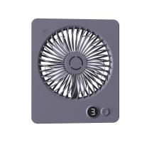 China Ultra Thin Handheld Foldable Desk Fan USB Rechargeable With Quiet Personal Cooler for sale