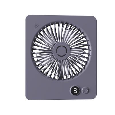 China Ultra Thin Handheld Foldable Desk Fan USB Rechargeable With Quiet Personal Cooler for sale