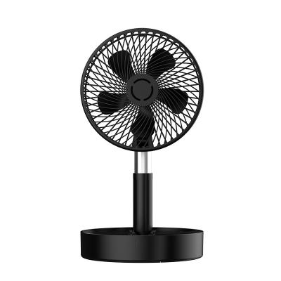 China USB Rechargeable Telescopic Folding Fan , Portable Foldable Electric Fan 3 In 1 for sale