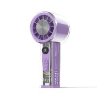 China Handheld Smart Digital Display Fan , Infinite Speed Regulation Outdoor Turbo Fan for sale