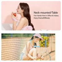 China Powerful Hands Free Neck Fan Lightweight Portable Ultra Quiet Cooling Fan With Strong Airflow for sale