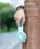 China Cute Bear Handheld Fan , Quiet Foldable Rechargeable Mini Fan USB Powered With Strong Wind for sale