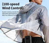 China Clip On Portable Waist Mounted Fan , Summer Waist Fan For Outdoor Cooling for sale