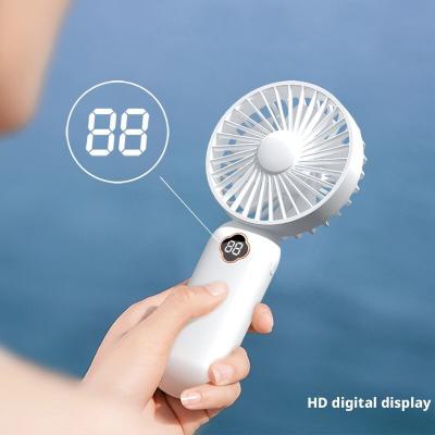 China OEM USB Rechargeable Mini Fan Small Adjustable Speed Lightweight Handheld Fan for sale
