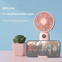 China OEM USB Rechargeable Mini Fan Small Adjustable Speed Lightweight Handheld Fan for sale