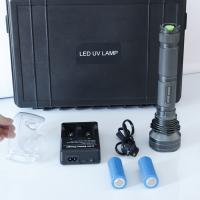 China NICHIA 365nm UV LED Lamp High Intensity Portable Rechargeable NDT UV Inspection Light for sale