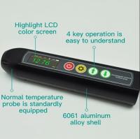 China Electromagnetic With Multi Probes No Coupling Portable Metal Surface Thickness Gauge for sale