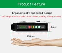 China Electromagnetic With Multi Probes No Coupling Portable Metal Surface Thickness Gauge for sale