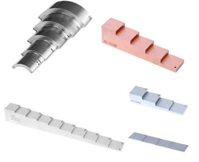 China NDT Manufacturer OEM Metric 90 Curved 5 Steps Block Step Block for sale