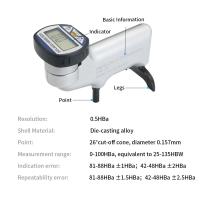 China Digital Barcol Hardness Tester Aluminum Hardness Tester For Aluminum Alloys Copper for sale