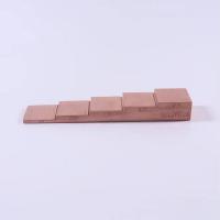 China 5 Step Wedge Test Ultrasonic Calibration Blocks Copper Material Block 2.5 5 7.5 10 12.5mm for sale