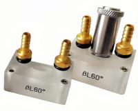 China TOFD Probe Wedge Sets 5-12MHz Dual Crystal 45C-70C Angles Lemo00 Lemo01 Detachable for sale