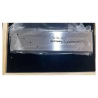 China DAC Ultrasonic Test Block Carbon Steel 25mmx50mmx200mm With 4 Holes 1.5mm Diameter for sale