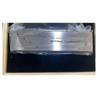 China DAC Ultrasonic Test Block Carbon Steel 25mmx50mmx200mm With 4 Holes 1.5mm Diameter for sale