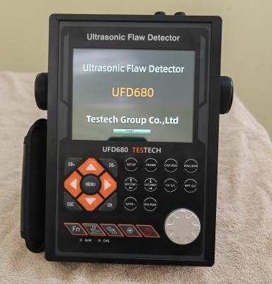 China 0-15000mm Range Industrial Ultrasonic Flaw Detector | Portable NDT Testing Equipment With Large HD LCD & Metal Casing for sale